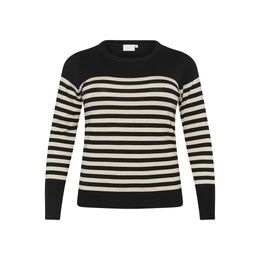 Kaffe CURVE Pullover 'Lizzy' Damen Gr&ouml;&szlig;e M creme / schwarz