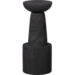 Barhocker Woood "Bink" Hocker Gr. B/H/T: 32 cm x 76 cm x 32 cm, schwarz H 76 cm x Ø 32