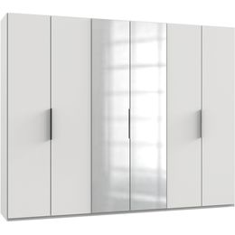 Kleiderschrank wimex "Level by fresh to go" Schränke Gr. B/H/T: 300cm x 236cm x 58cm, 6 St., weiß mit Spiegeltüren