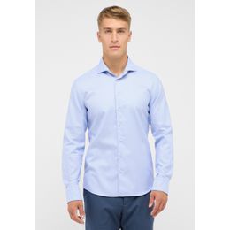 Langarmhemd Eterna "SLIM FIT" Gr. 38, Normalgrößen, blau (hellblau) Herren Hemden