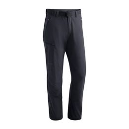 Funktionshose Maier Sports "Oberjoch" Gr. 60, Normalgrößen, schwarz Herren Hosen Outdoorhose gefüttert, Wanderhose mit 4 RV-Taschen, Regular Fit