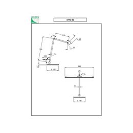 Fabas Luce LED-Schreibtischleuchte Beba, anthrazit, CCT, dimmbar