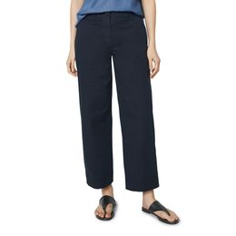 Marc O'Polo Chinohose MARC O'POLO "aus feinem Twill-Stretch" Gr. 38, Normalgrößen, blau Damen Hosen