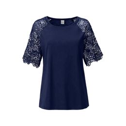 Heine Shirt female Blue size 38
