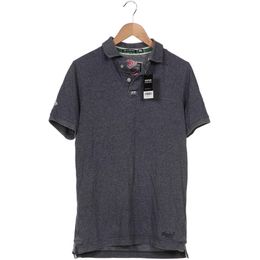 Superdry Herren Poloshirt, blau, Gr. 54