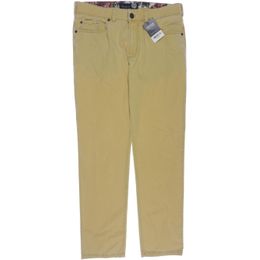 Atelier GARDEUR Herren Stoffhose, gelb, Gr. 34