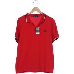 Fred Perry Herren Poloshirt, rot, Gr. 54