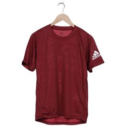 Adidas Herren T-Shirt, bordeaux, Gr. 48