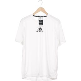 Adidas Herren T-Shirt, weiß, Gr. 48