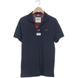 Hollister Herren Poloshirt, marineblau, Gr. 52