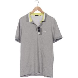 BOSS Green Herren Poloshirt, grau, Gr. 54