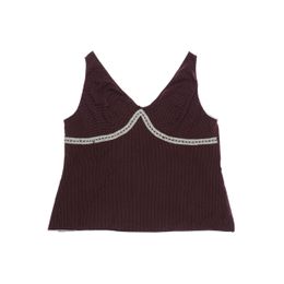 Ulla Popken Damen Top, bordeaux, Gr. 58