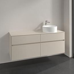 Villeroy & Boch Villeroy und Boch Collaro Waschtischunterschrank C04700VN 140x54,8x50cm, Waschtisch rechts, cashmere grey