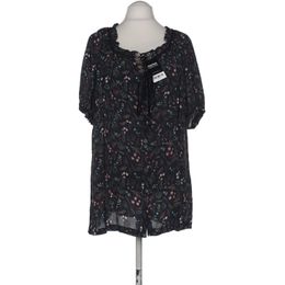 Ulla Popken Damen Bluse, schwarz, Gr. 54