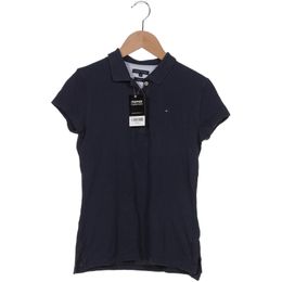 Tommy Hilfiger Damen Poloshirt, marineblau, Gr. 34