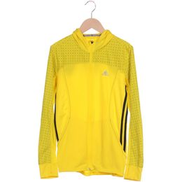 Adidas Damen Kapuzenpullover, gelb, Gr. 34