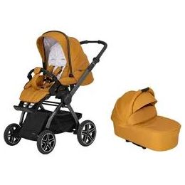 Kombi-Kinderwagen Hartan "Topline 4.0 GTS", gelb (forest friends), Baby, Aluminium, Polyester, Baumwolle, Kinderwagen, mit Falttasche; Made in Germany