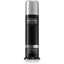 L'Oréal L’Oréal Professionnel Homme 4 Force Mat Modellierende Haarpaste für mattes Aussehen 80 ml