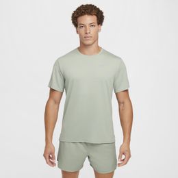 Nike Miler Nike Dri-FIT UV Kurzarm-Laufoberteil für Herren - Grün