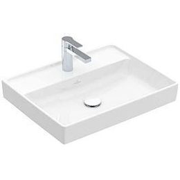 Villeroy & Boch Villeroy und Boch Collaro Waschtisch 4A336101 ohne Überlauf, 60x47cm, weiß