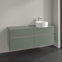 Villeroy & Boch Villeroy und Boch Collaro Waschtischunterschrank C04700AF 140x54,8x50cm, Waschtisch rechts, soft green