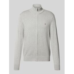 Tommy Hilfiger Strickjacke mit Stehkragen