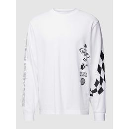 Hugo Sweatshirt mit Motiv-Print Modell 'Dasino'