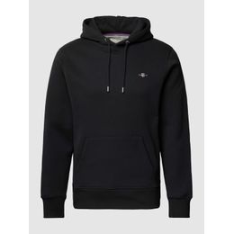 Gant Hoodie mit Label-Stitching Modell 'SHIELD'