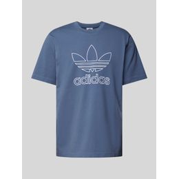 adidas Sportswear T-Shirt mit Label-Stitching und Rundhalsausschnitt