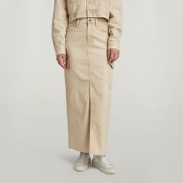 G-Star Raw Viktoria Long Cargo Rock - Beige - Damen