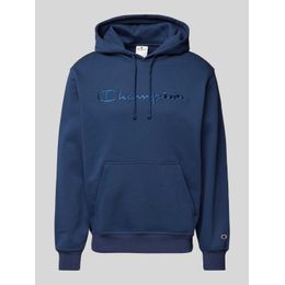 Champion Hoodie mit Label-Stitching