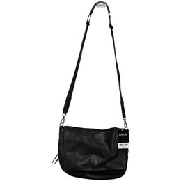 Zara Damen Handtasche, schwarz, Gr.