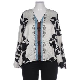 Selection by Ulla Popken Damen Bluse, weiß, Gr. 42