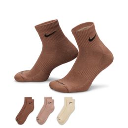 Nike Everyday Plus Cushioned Trainings-Knöchelsocken (3 Paar) - Multi-Color