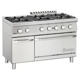 Gastro Bartscher Gasherd Serie 700 Classic, 6 Flammen - Standgerät