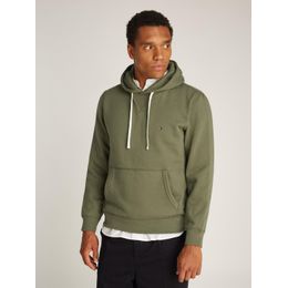 Hoodie Tommy Hilfiger "ESSENTIAL FLEECE HOODY" Gr. XXL, grün (battle green) Herren Sweatshirts