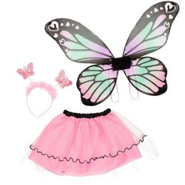 buttinette Kinder-Set "Schmetterling", rosa