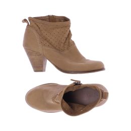 Esprit Damen Stiefelette, beige, Gr. 38