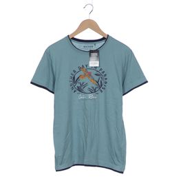 Blue Seven Herren T-Shirt, türkis, Gr. 48