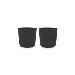 Filibabba Silicone cup 2-pack - Stone grey