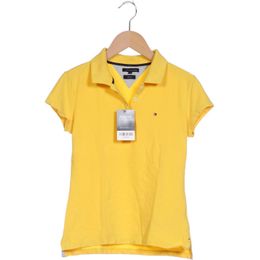 Tommy Hilfiger Damen Poloshirt, gelb, Gr. 36