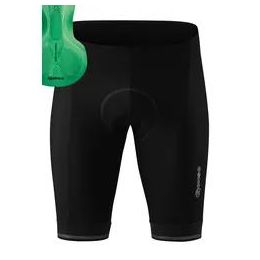 Fahrradhose Gonso "SITIVO M 0" Gr. S, Normalgrößen, schwarz (grün) Herren Hosen Radhose mit innovativem Sitzpolsterkonzept