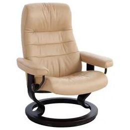 Relaxsessel stressless "Opal", braun (latte), B:76cm H:99cm T:74cm, Leder BATICK: Batick ist ein leicht korrigiertes, durchgefärbtes und genarbtes Möbelleder, bei dem die meisten Unebenheiten und Spuren in der Regel entfernt wurden. Batick wird mitunter doppeltönig gefärbt, um der Oberfläche mehr Lebendigkeit zu verleihen. Dank einer schützenden Oberflächenbehandlung lassen sich die meisten Flecke