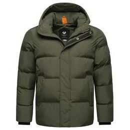 Steppjacke Ragwear "Walby" Gr. XXL (56), grün (olivgrün) Herren Jacken Gesteppte Outdoorjacke mit Kapuze