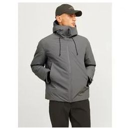 Jack & Jones Outdoorjacke JACK & JONES "JCOSUMMIT PADDED SHELL JACKET SN" Gr. XL, grau (gargoyle) Herren Jacken