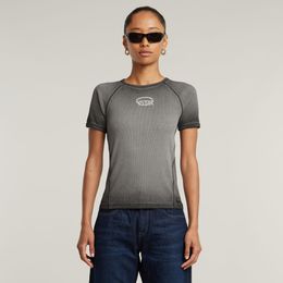 G-Star Raw Army Ringer Slim Top - Schwarz - Damen