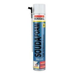 Soudal SOUDAFOAM B2 - gebrauchsfertiger Polyurethan-Hartschaum / Bauschaum - mit Handventil - Dose 750 ml ** 1l/10,79 EUR