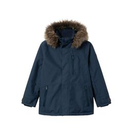 Skijacke name it "NKMSNOW10 SKI JACKET SOLID FO NOOS" Gr. 158, blau (dark sapphire) Jungen Jacken