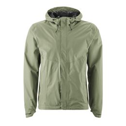 Fahrradjacke Gonso "SAVE JACKET ESSENTIAL M" Gr. 4XL, grün (schilfgrün) Herren Jacken Regenjacke wind- und wasserdicht, Radjacke mit Kapuze