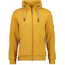 Sweatjacke Ragman Gr. 6XL (62/64), orange (orange, 541), Herren, 65% Baumwolle 35% Polyester, Sweatjacken